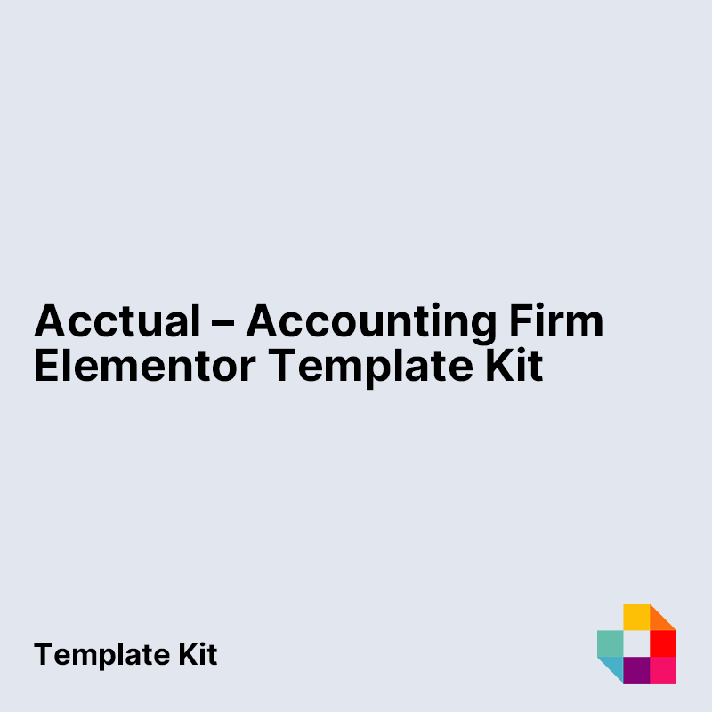 Acctual – Accounting Firm Elementor Template Kit - Best GPL Site ...